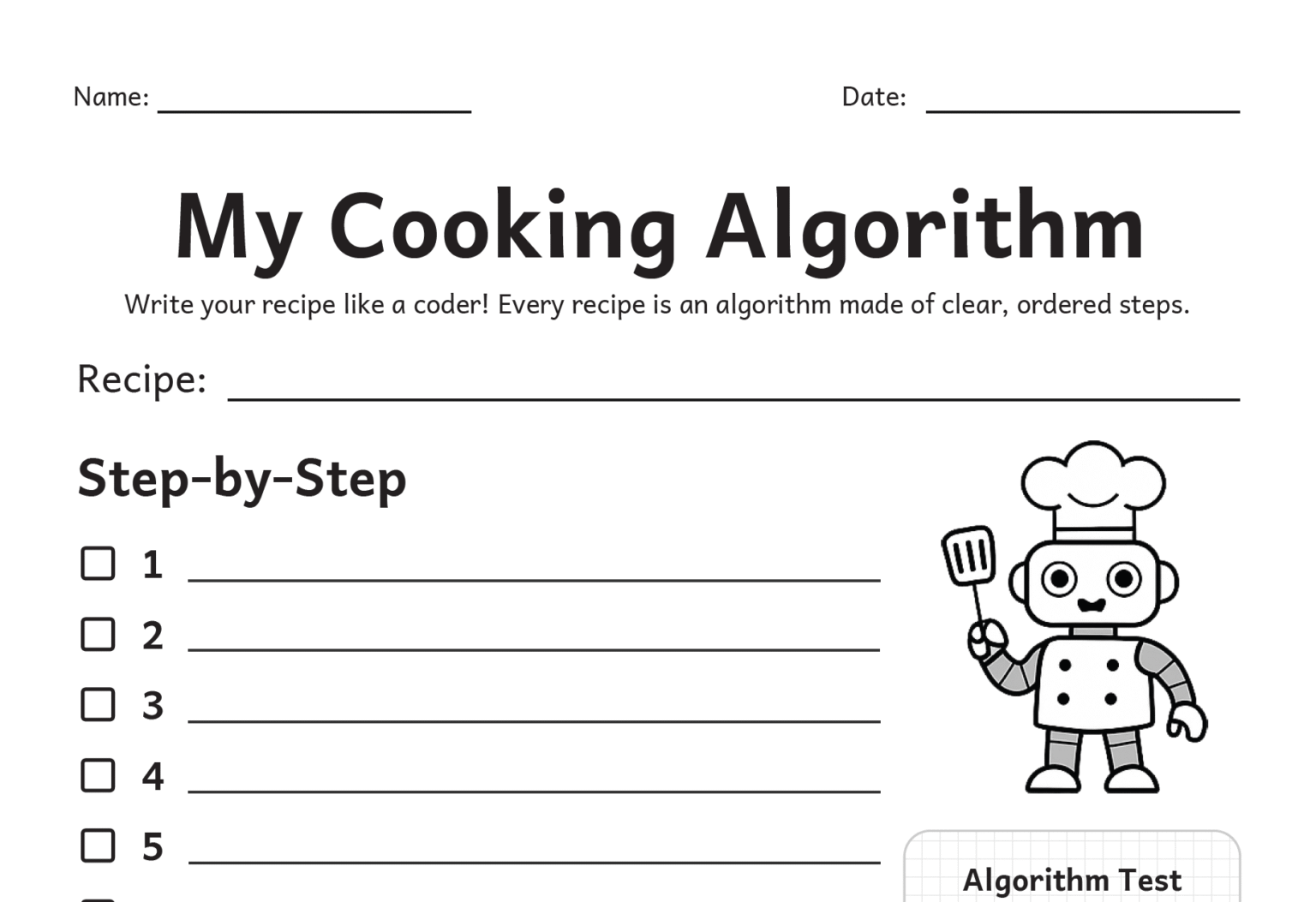 Step-by-Step Cooking Algorithm | Dinner Learning